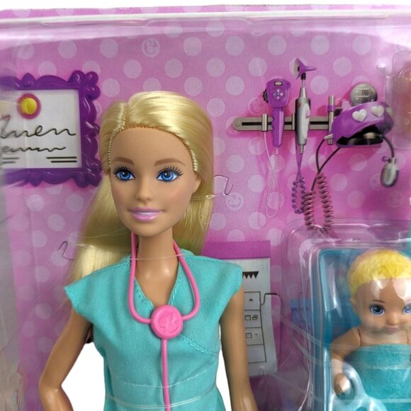 Mattel | Toys | Barbie Careers Baby Doctor You Can Be Anything Doll ...